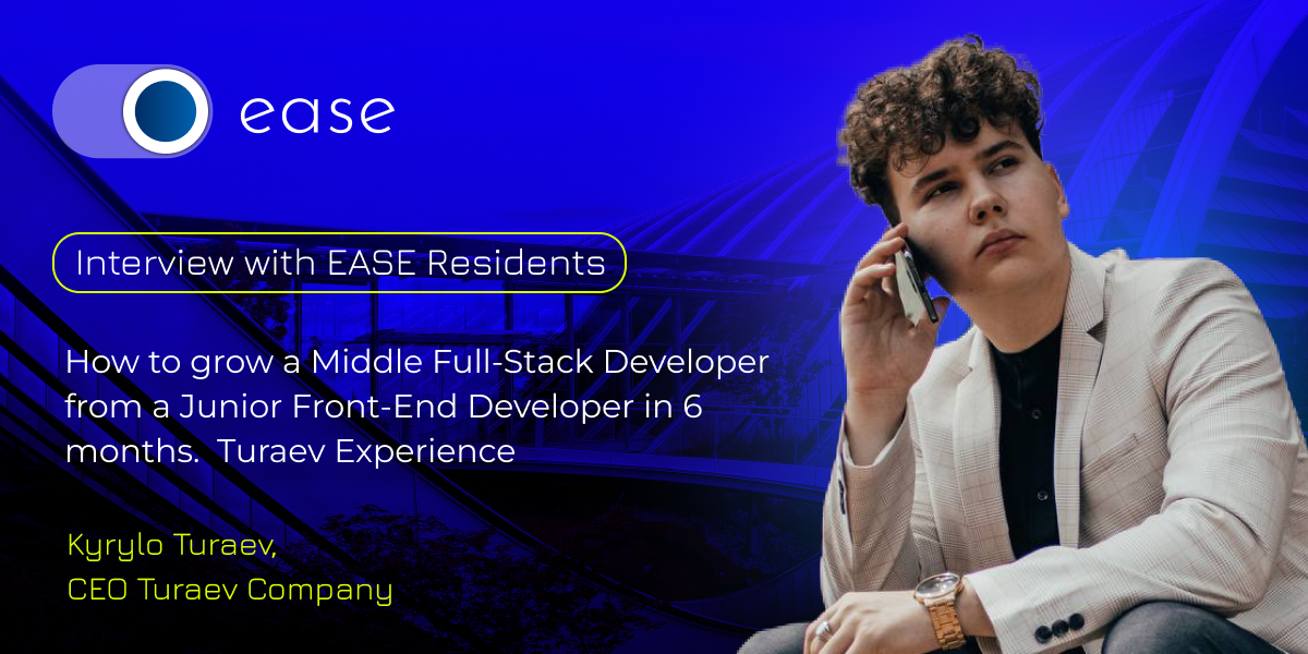 How to go from a Junior Front-End Developer to a Middle Full-Stack Developer in 6 months. Turaev ...